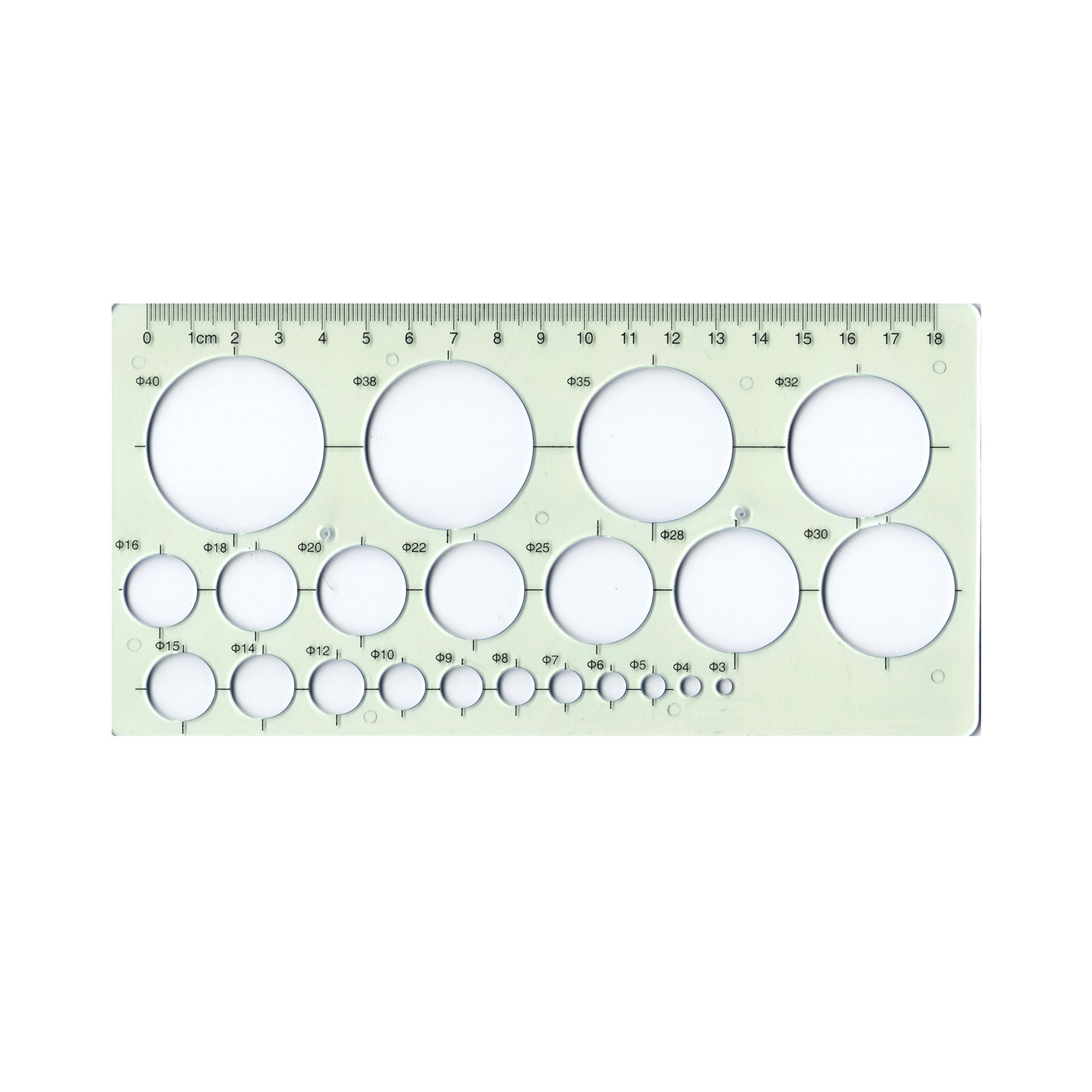 Transparent Isometric Combo Circle Template Circle Drafting - Etsy