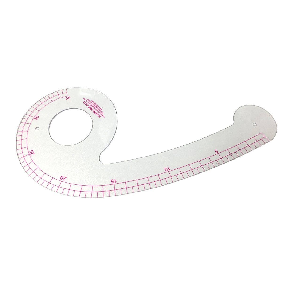 Tailoring Ruler 35cm French Curver Styling Design Ruler, Clear Arm Hole ...