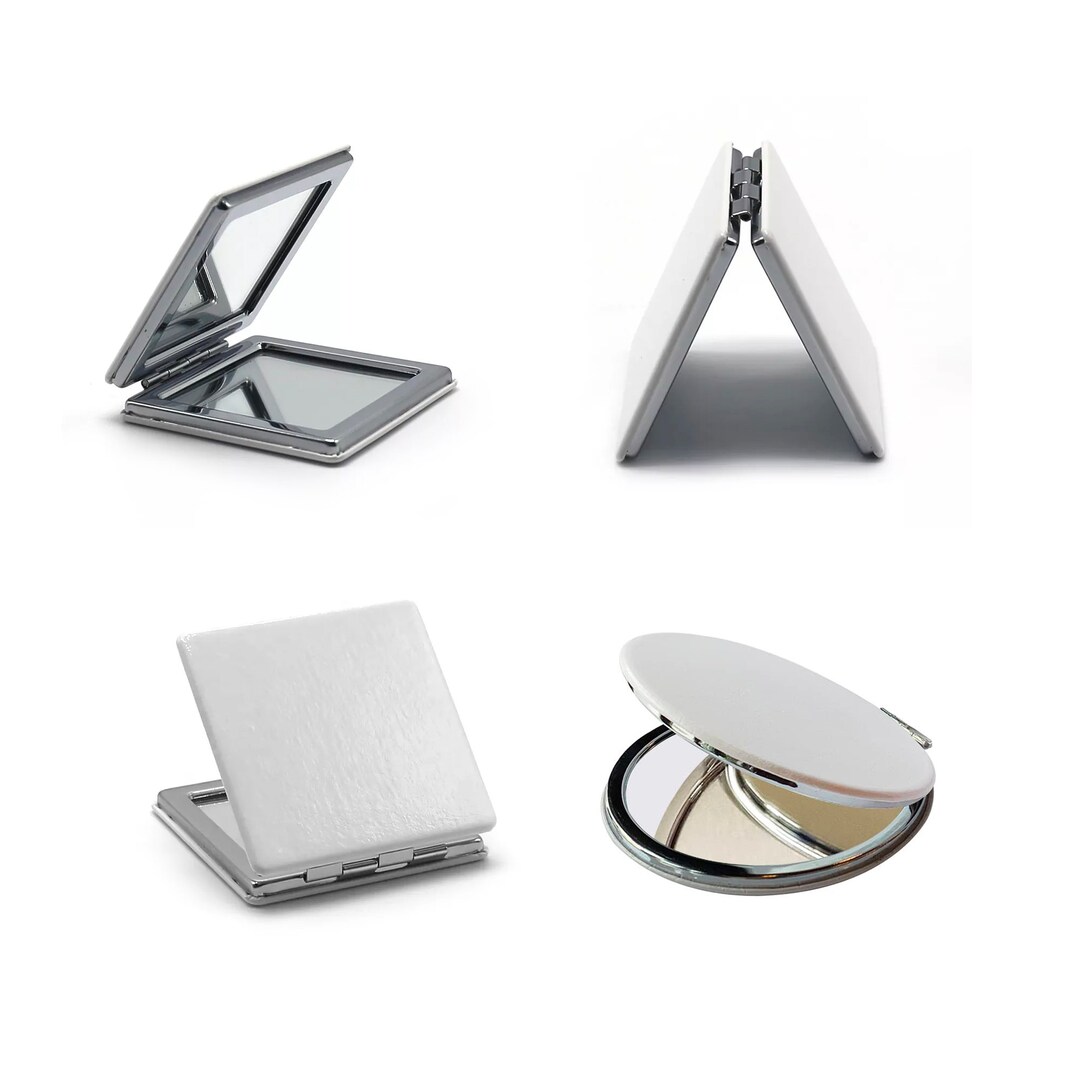 Pocket Mirror Compact Mirrors Double-sided Blank Mirrors Compact for ...