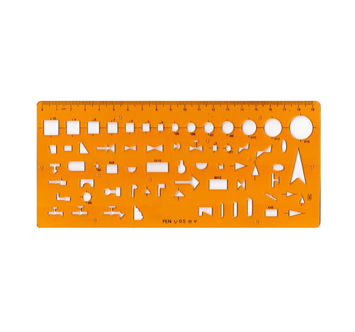 Isometric Piping Template Drainage Template Flexible Unbreakable ...