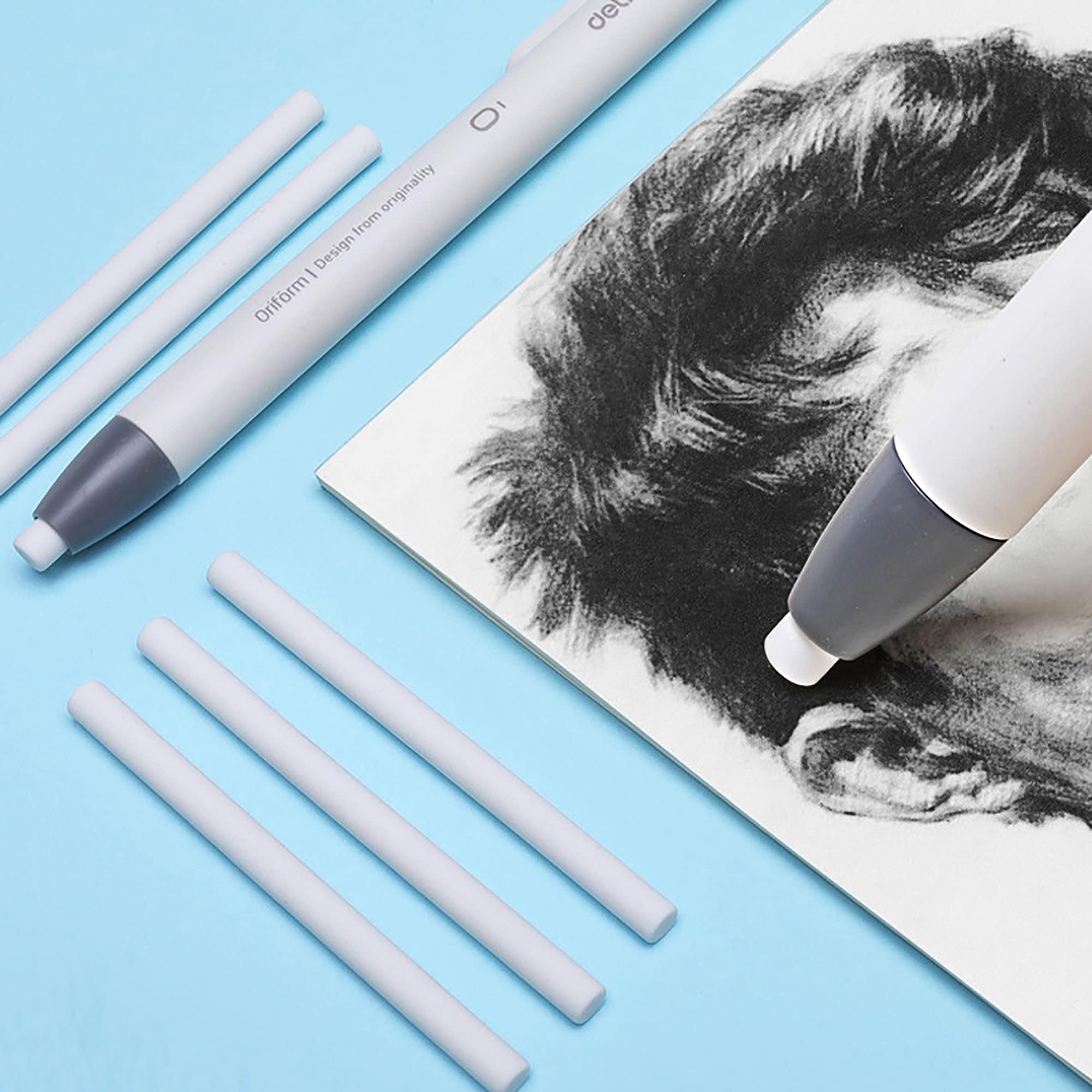 Pencil-style Grip Eraser Retractable Mechanical Eraser Pen - Etsy