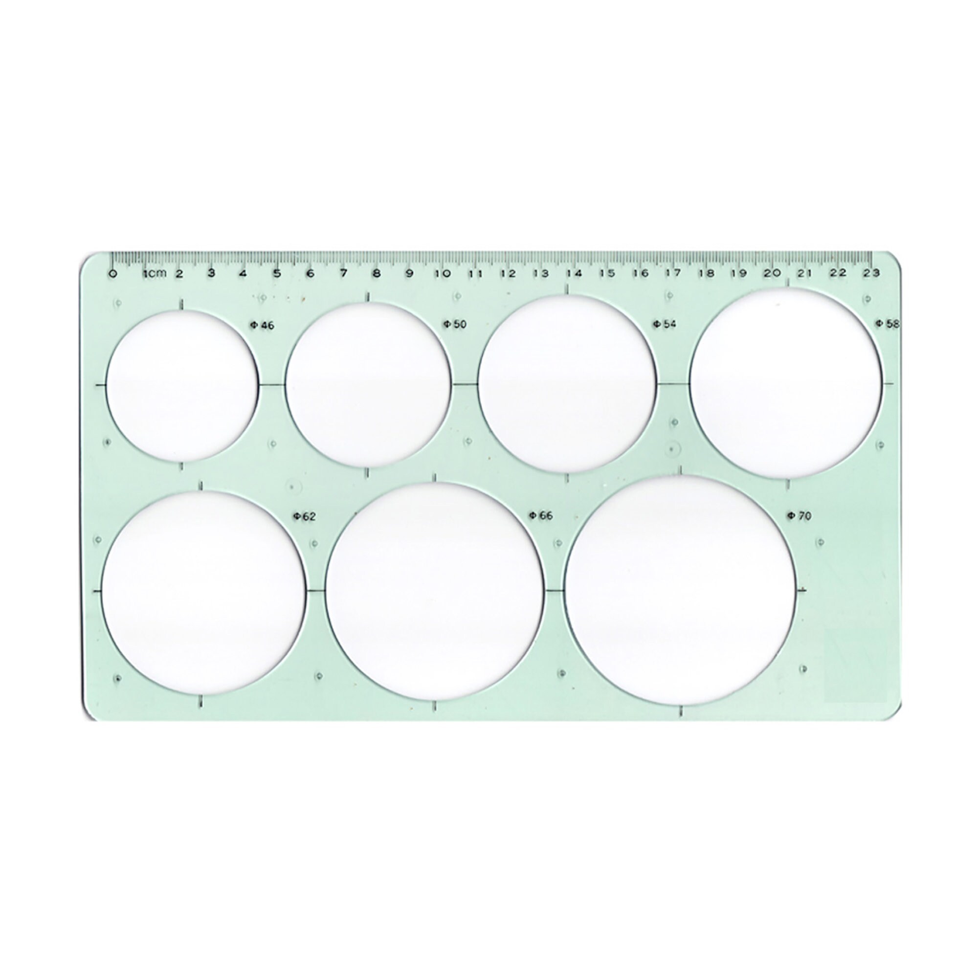 Transparent Isometric 7 Large Circle Combo Circle Template - Etsy