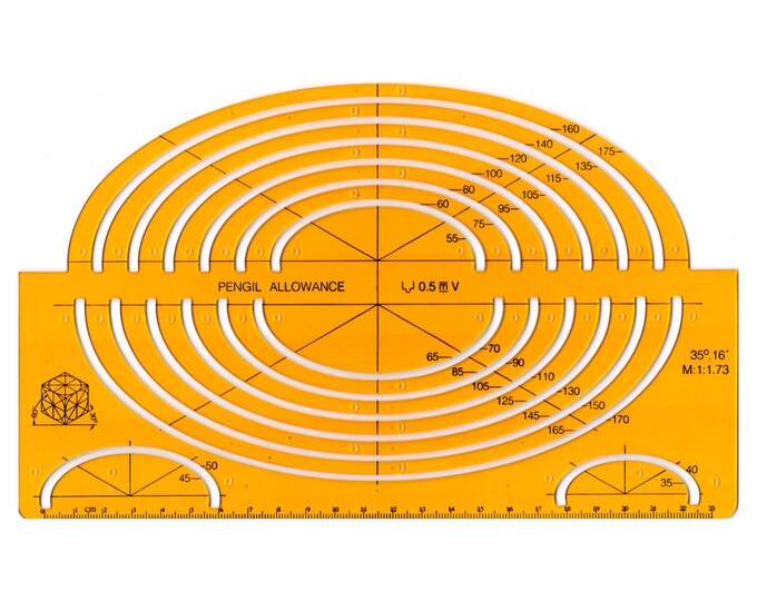 Circle Radius Master Template, Circle Radius Arc Template Stencil Flexible Plastic - Etsy Canada