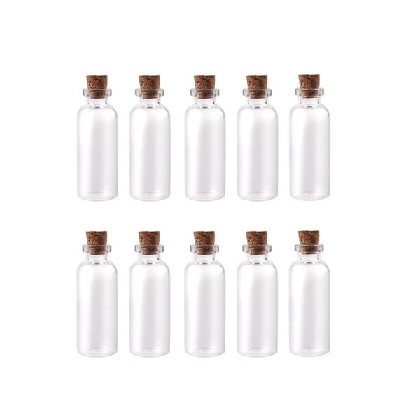 Small Glass Bottles With Corks - Etsy