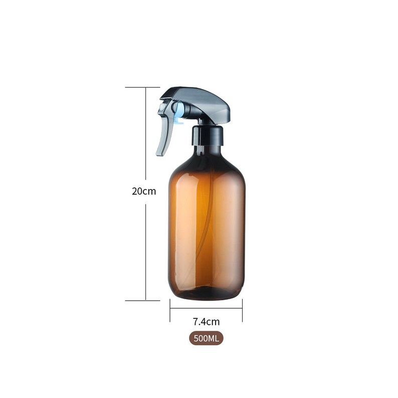 500 Ml Amber PET Plastic Spray Bottle 17oz Empty Plastic - Etsy