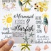 INSTANT DOWNLOAD/PRINTABLE Summer Beach Mini Cards Digital Pdf Tags ...