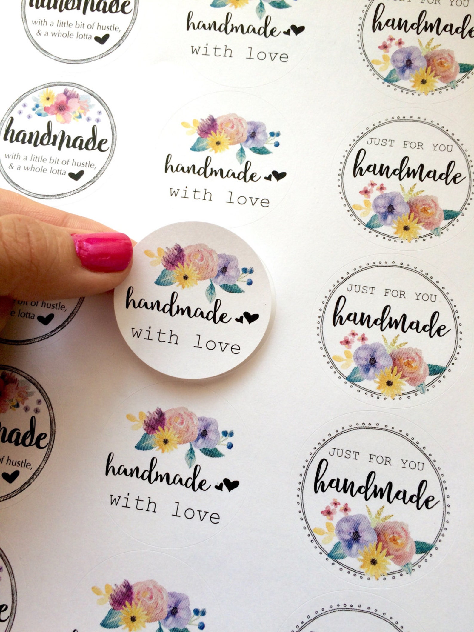 HANDMADE With Love Hustle Thank You for Supporting... | Etsy