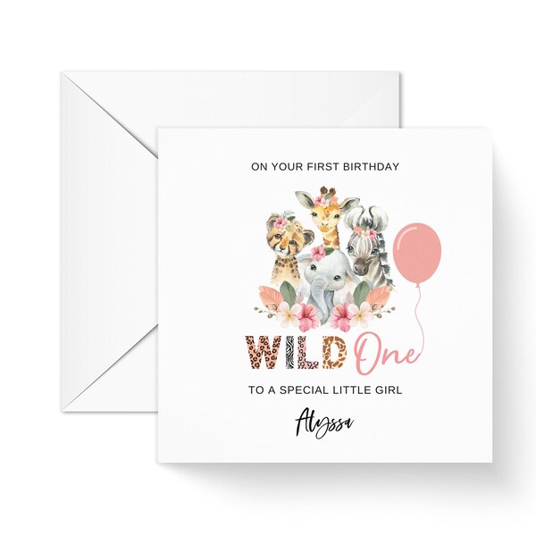 Wild Birthday Card - Etsy