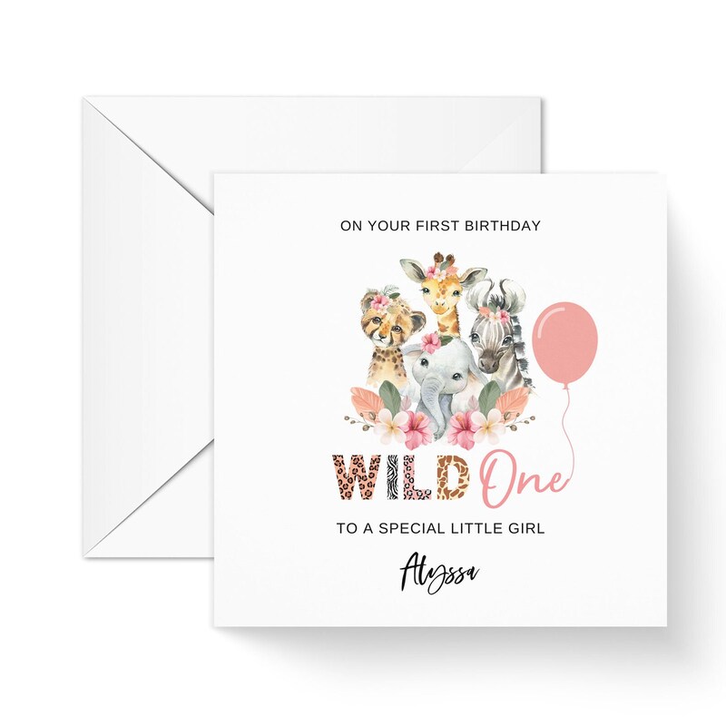 Wild Birthday Card - Etsy