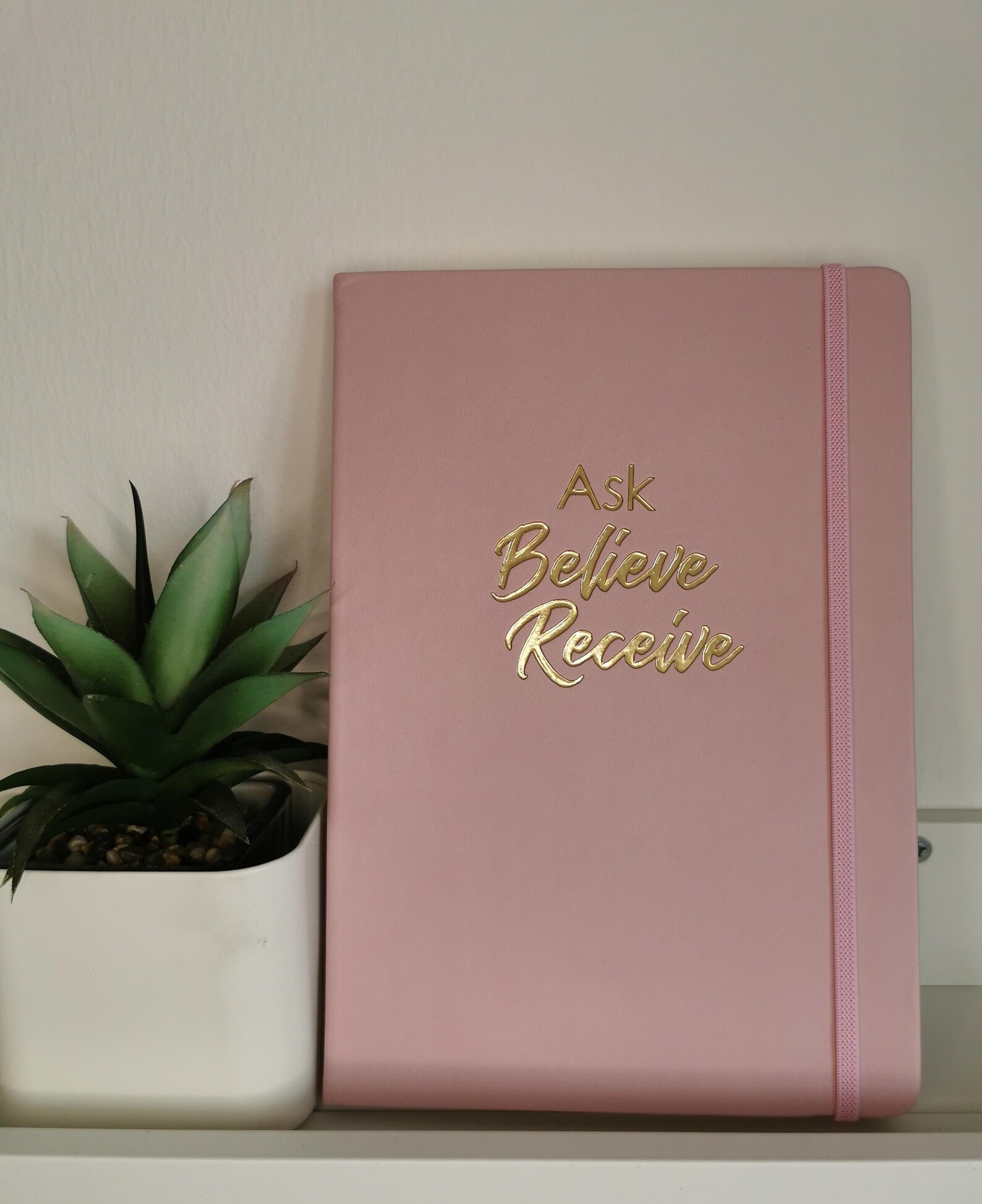 Christian Notebook Ask Believe Receive Christian Woman Gift - Etsy