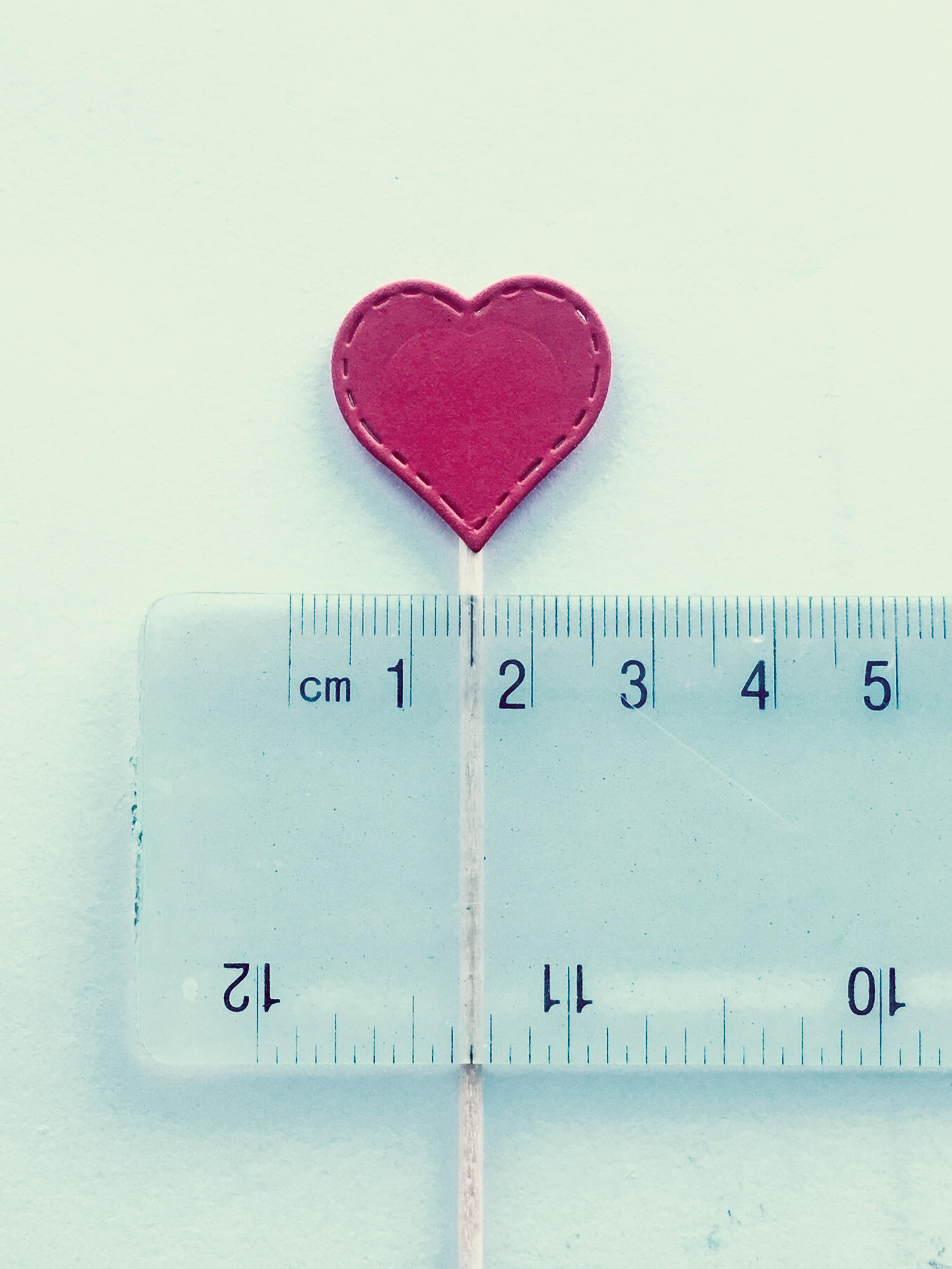 Ruby Red Heart Cupcake Toppers - Etsy