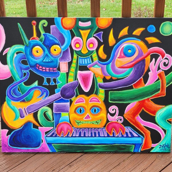 Psychedelic Painting - Etsy