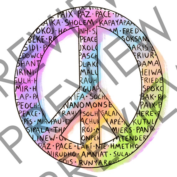 Peace Symbols In Different Languages