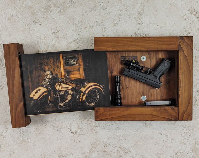 Concealed Gun Storage Art Vintage Harley Davidson Gun - Etsy.de