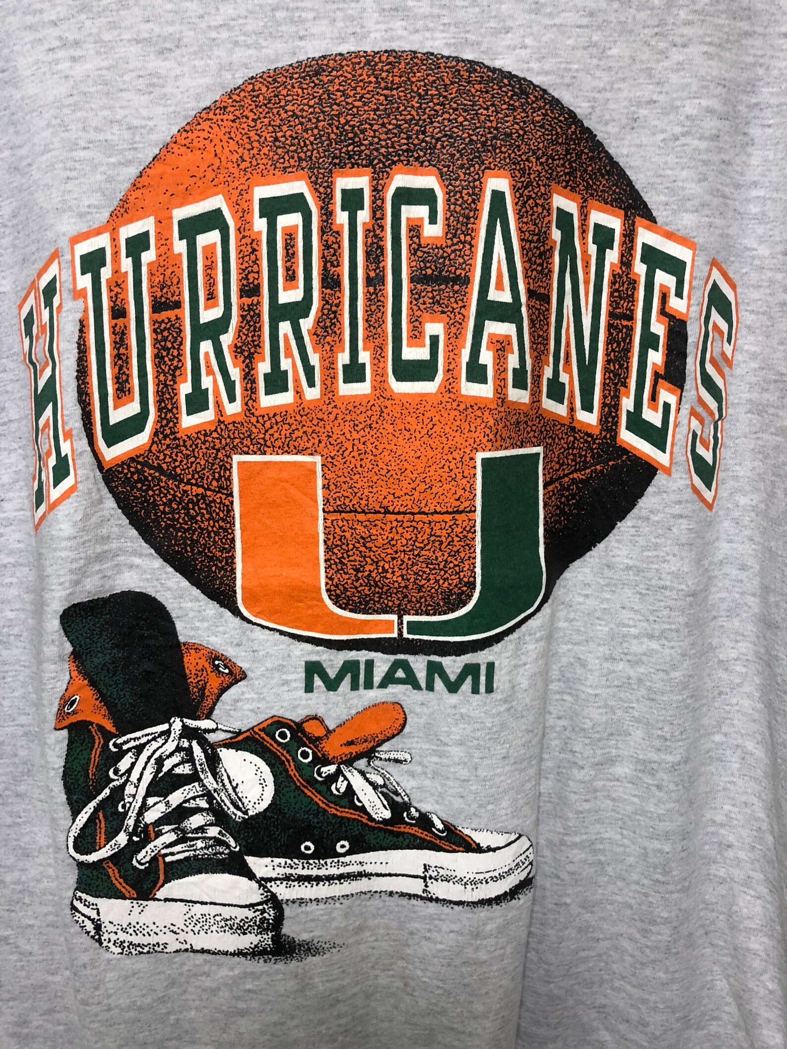 Vintage 90s Miami Hurricanes University Fútbol NFL Camiseta - Etsy España