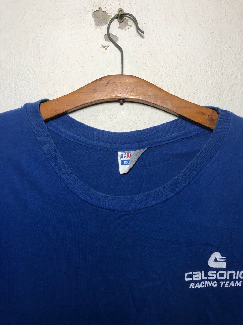 Vintage 90s Calsonic Racing Team Nissan Skyline GTR Godzilla T Shirt ...