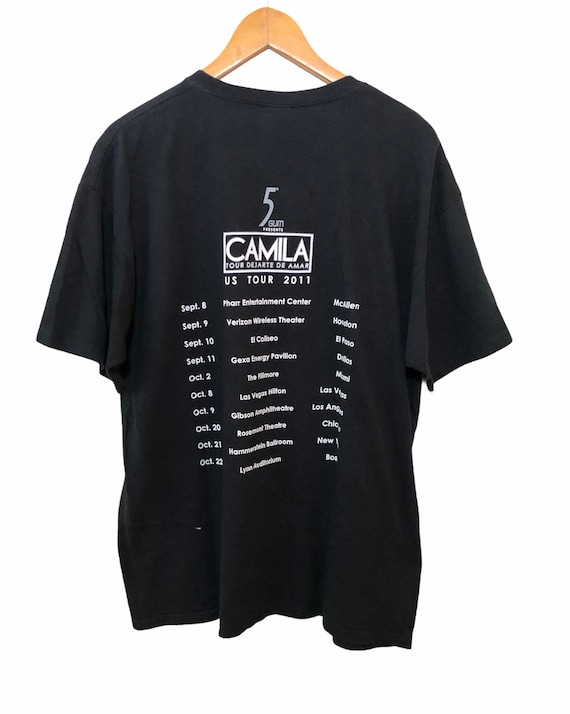 Vintage Camila Mexican Pop Band Promo Tour Concert T … - Gem