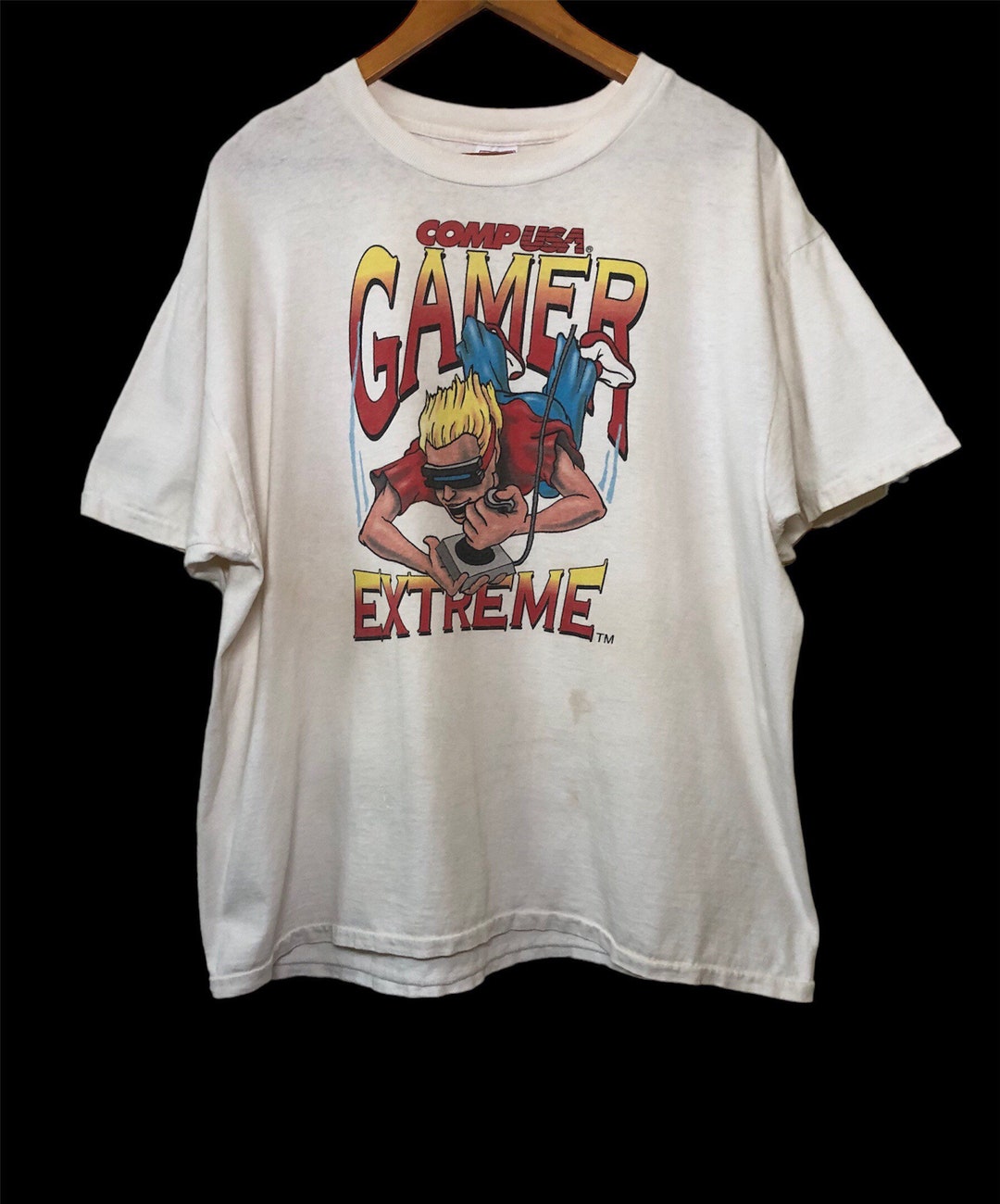 Vintage Comp USA Gamer Extreme Video Game Nintendo Sega T Shirt XL Size ...