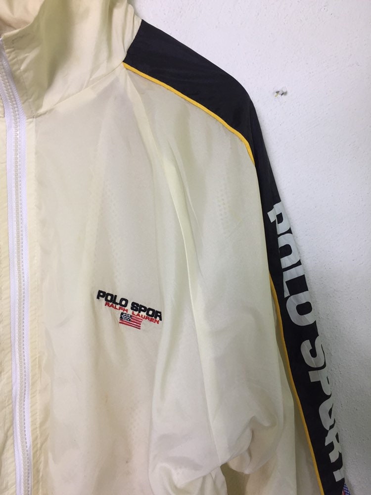 Vintage 90s Polo Sport Windbreaker Jacket Ralph Lauren Large Vintage 90s Polo Sport Windbreaker Jacket Ralph Lauren Large