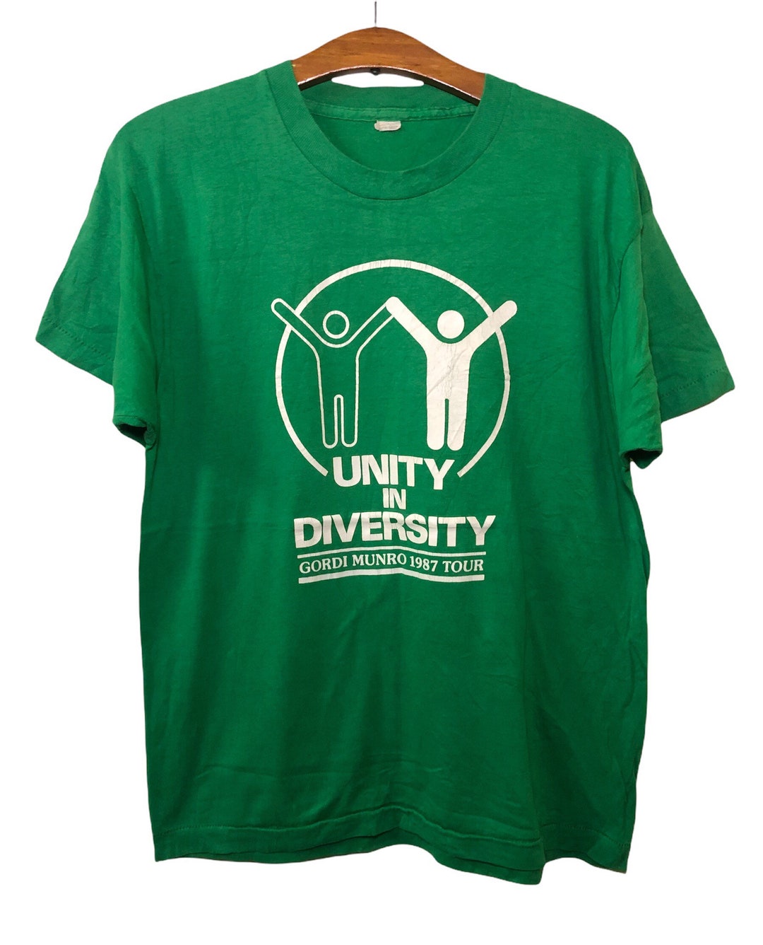 Vintage 80s Unity in Diversity Gordi Munro 1987 Tour Promo - Etsy