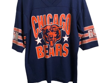 Chicago Bears Jersey Vintage 80s NFL Football Made in USA Mens Size ...