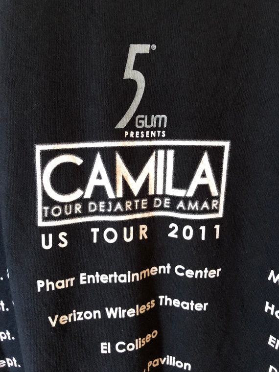 Vintage Camila Mexican Pop Band Promo Tour Concert T … - Gem