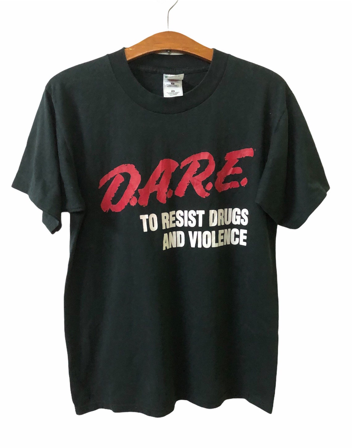 Vintage 90s Dare to Keep Kids off Drug T Shirt Medium Size - Etsy