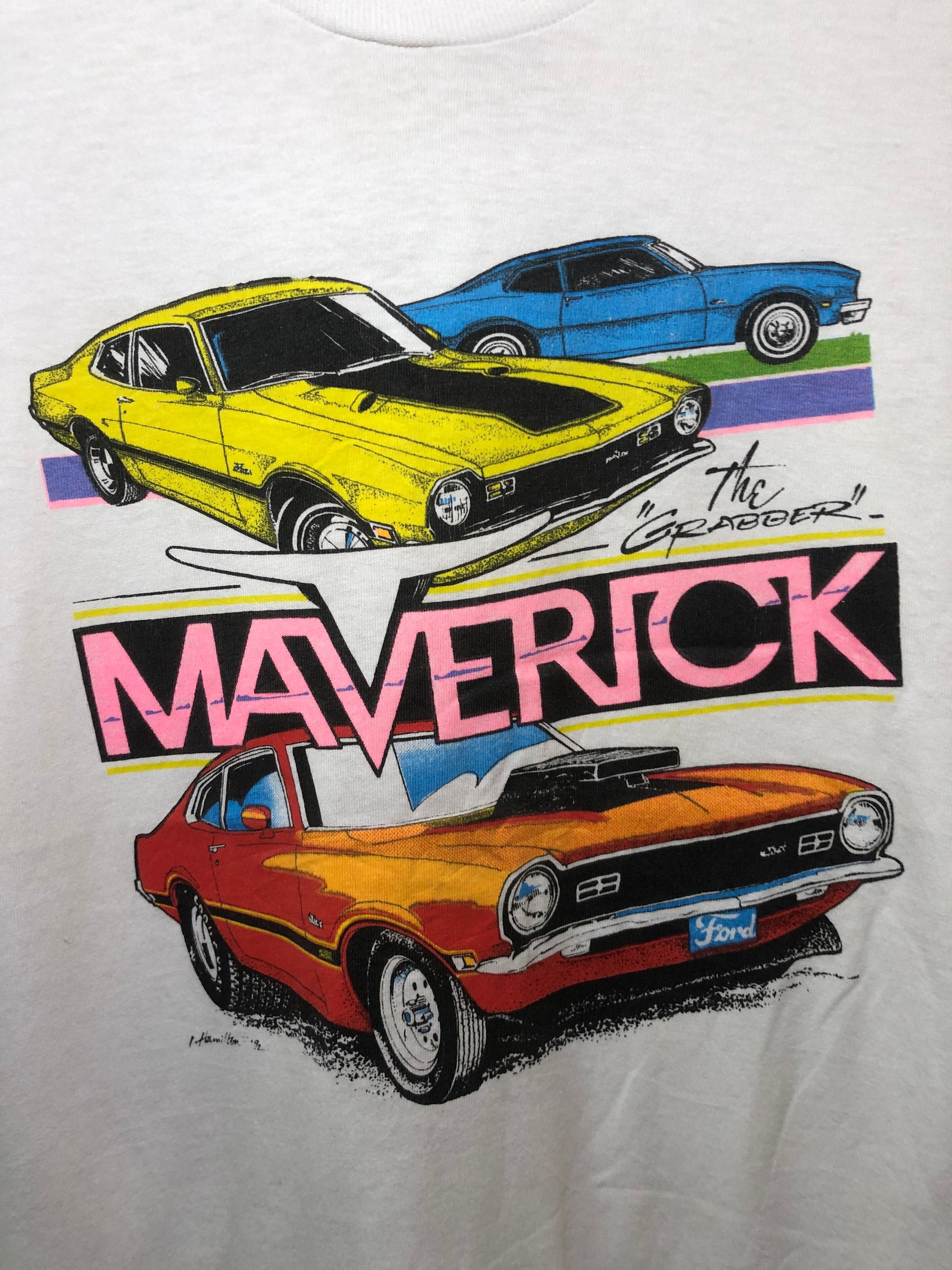 Vintage 90s Ford Maverick the Grabber T Shirt Large Size - Etsy
