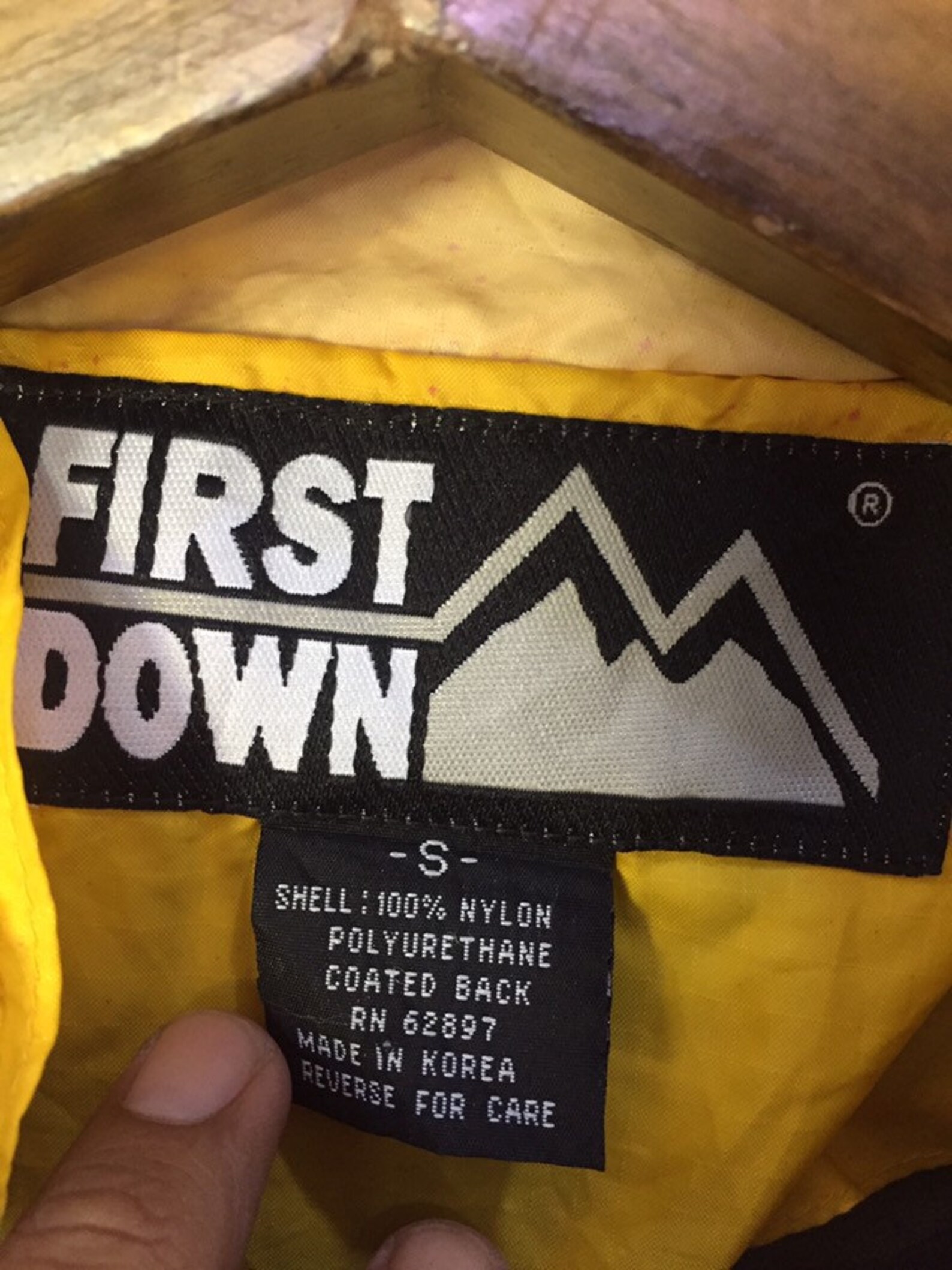 Vintage First Down Windbreaker Colour Blok Jacket - Etsy