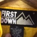 Vintage First Down Windbreaker Colour Blok Jacket - Etsy