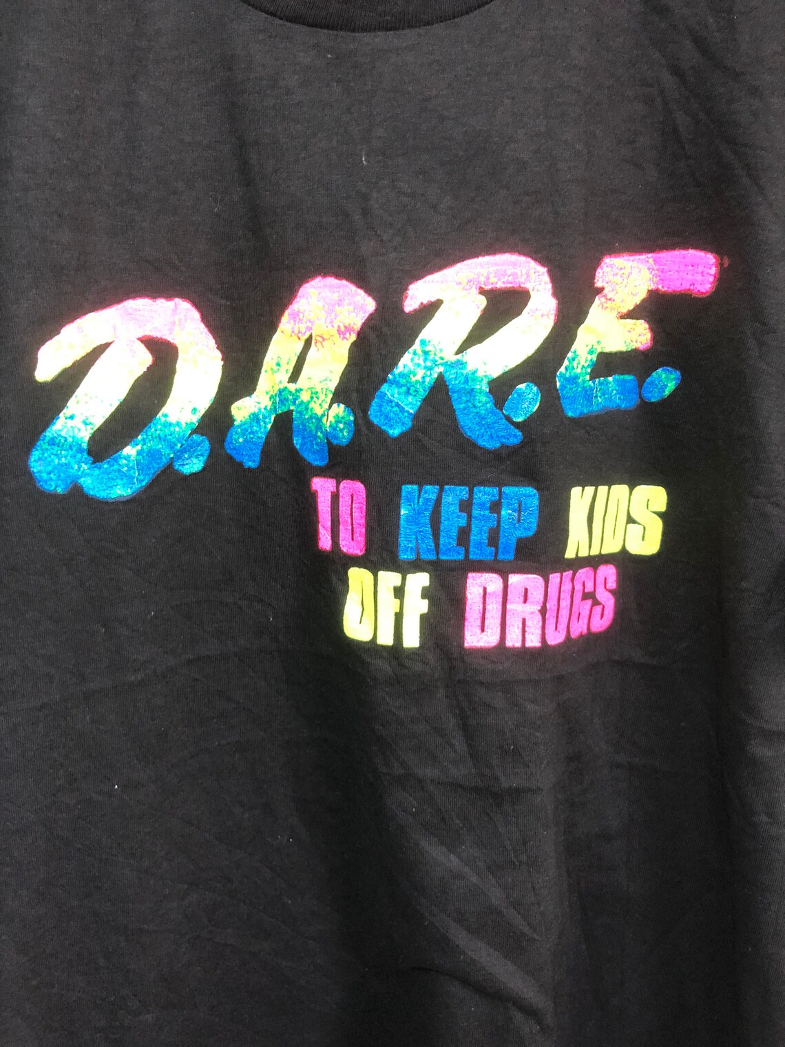 Vintage 90s Dare to Keep Kids off Drug T Shirt Large Size - Etsy