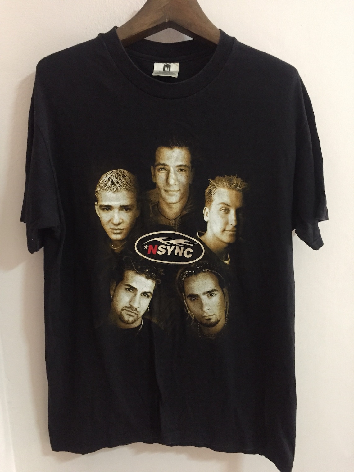 Vintage NSYNC Boyband Group N'sync Backstreet Boys T Shirt Large Size ...