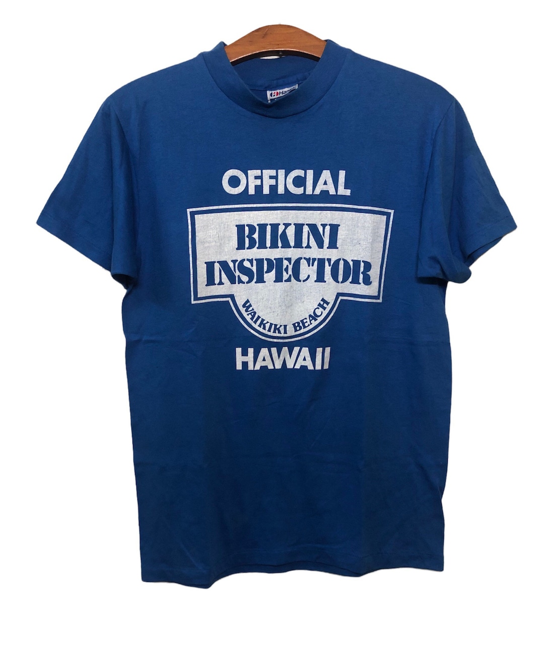 Vintage 80s Official Bikini Inspector Hawaii T Shirt Medium Size - Etsy