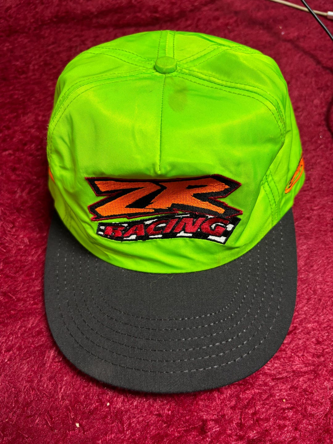 Vintage 90s ZR Racing Artic Cat Snowmobile Cap Hat Free Size - Etsy