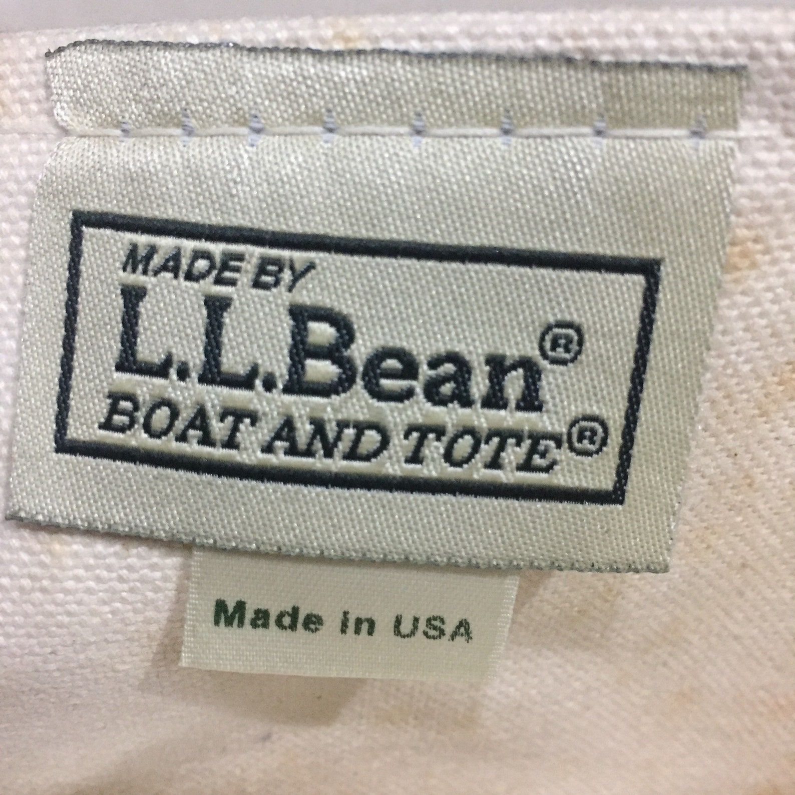 Vintage LL Bean Boat and Tote Canvas Bag Made in Usa - Etsy