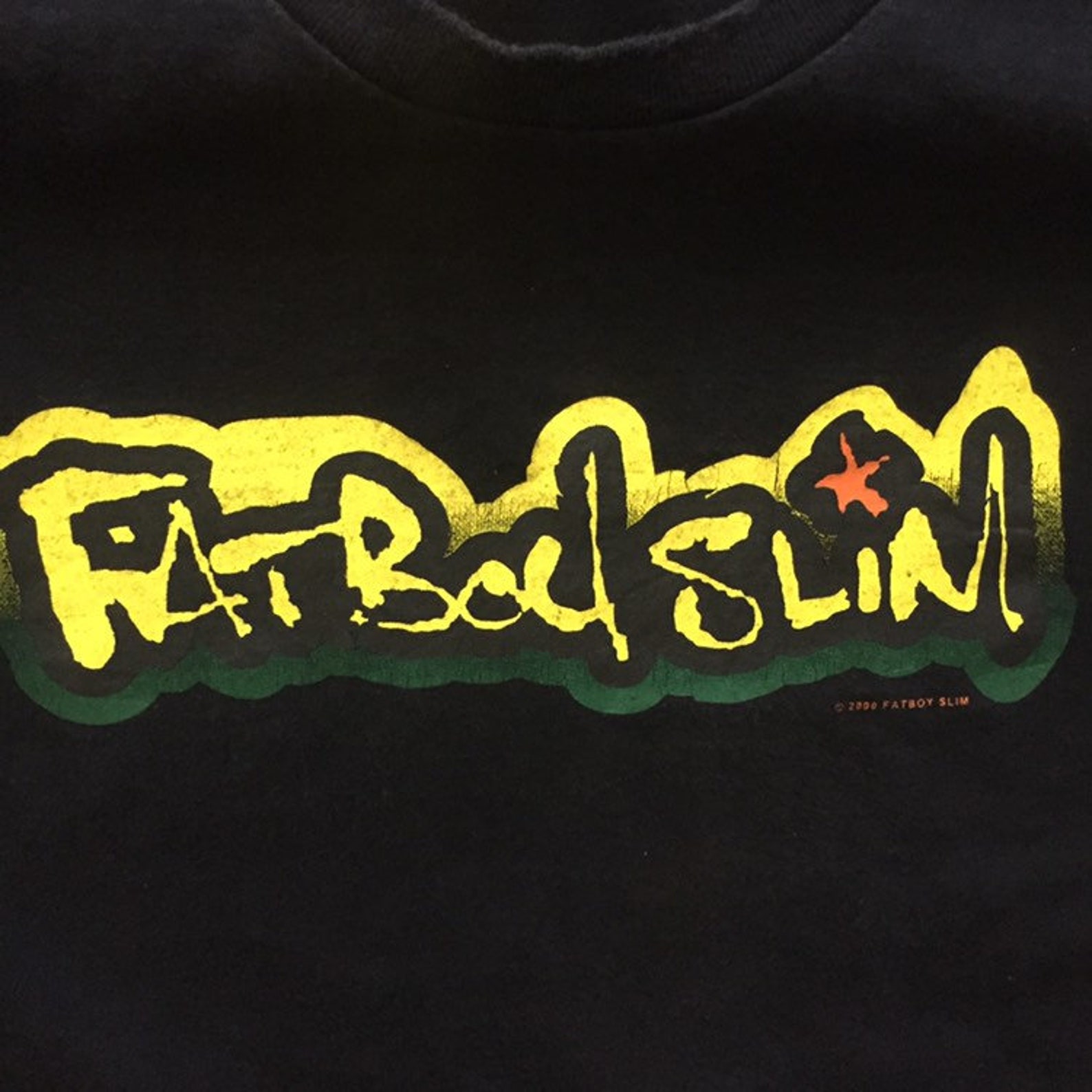 Vintage Fatboy Slim Promo Album Tour Concert T Shirt Medium Size - Etsy