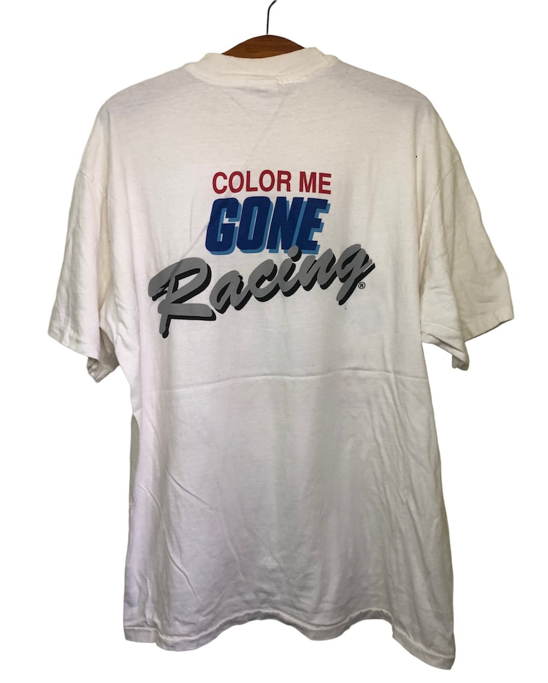 Vintage 90s Roger Lindamood Color Me Gone Racing T Shirt XL Size - Etsy