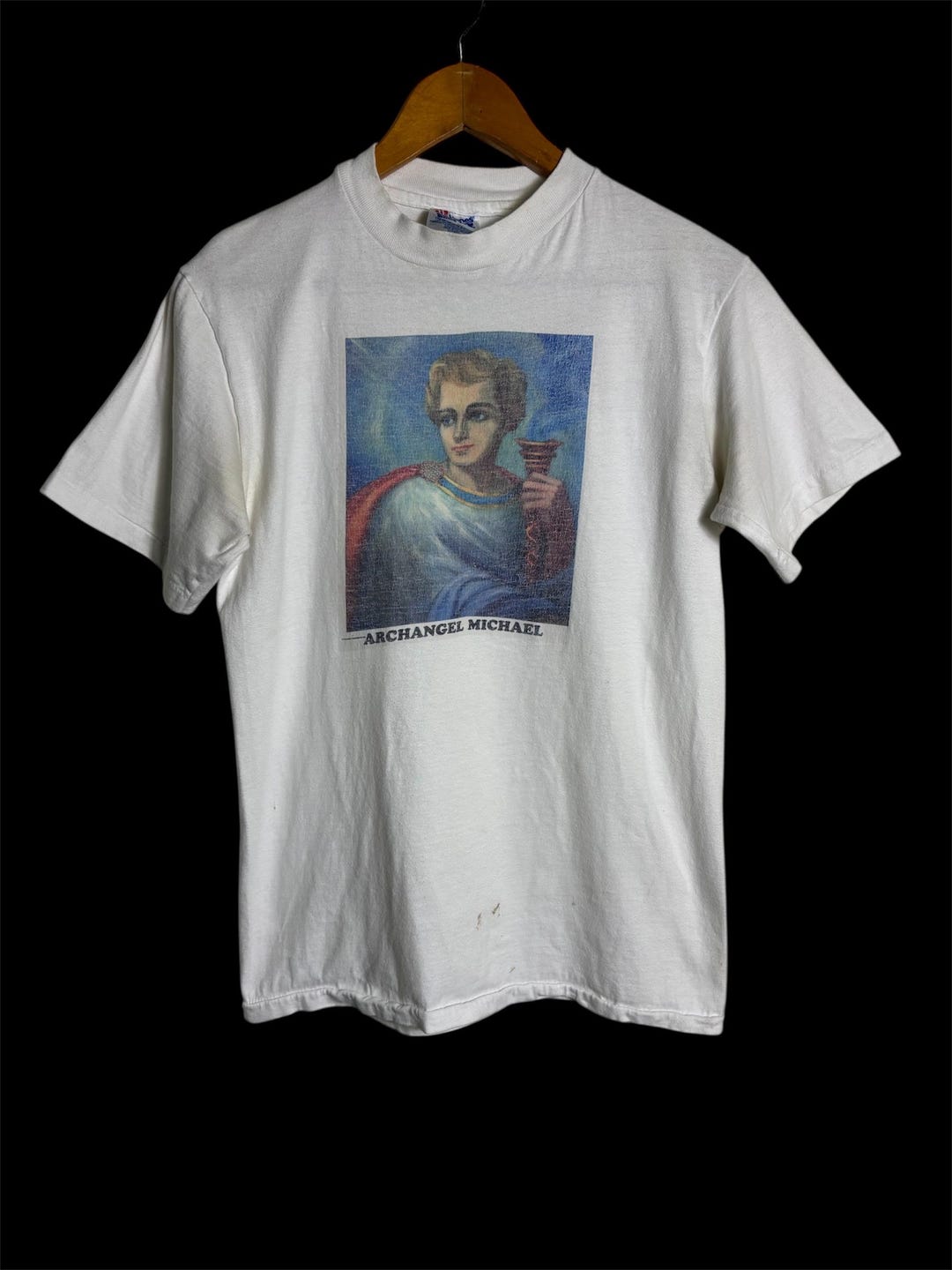 Vintage 90s Archangel Michael Graphic T Shirt Small Size - Etsy