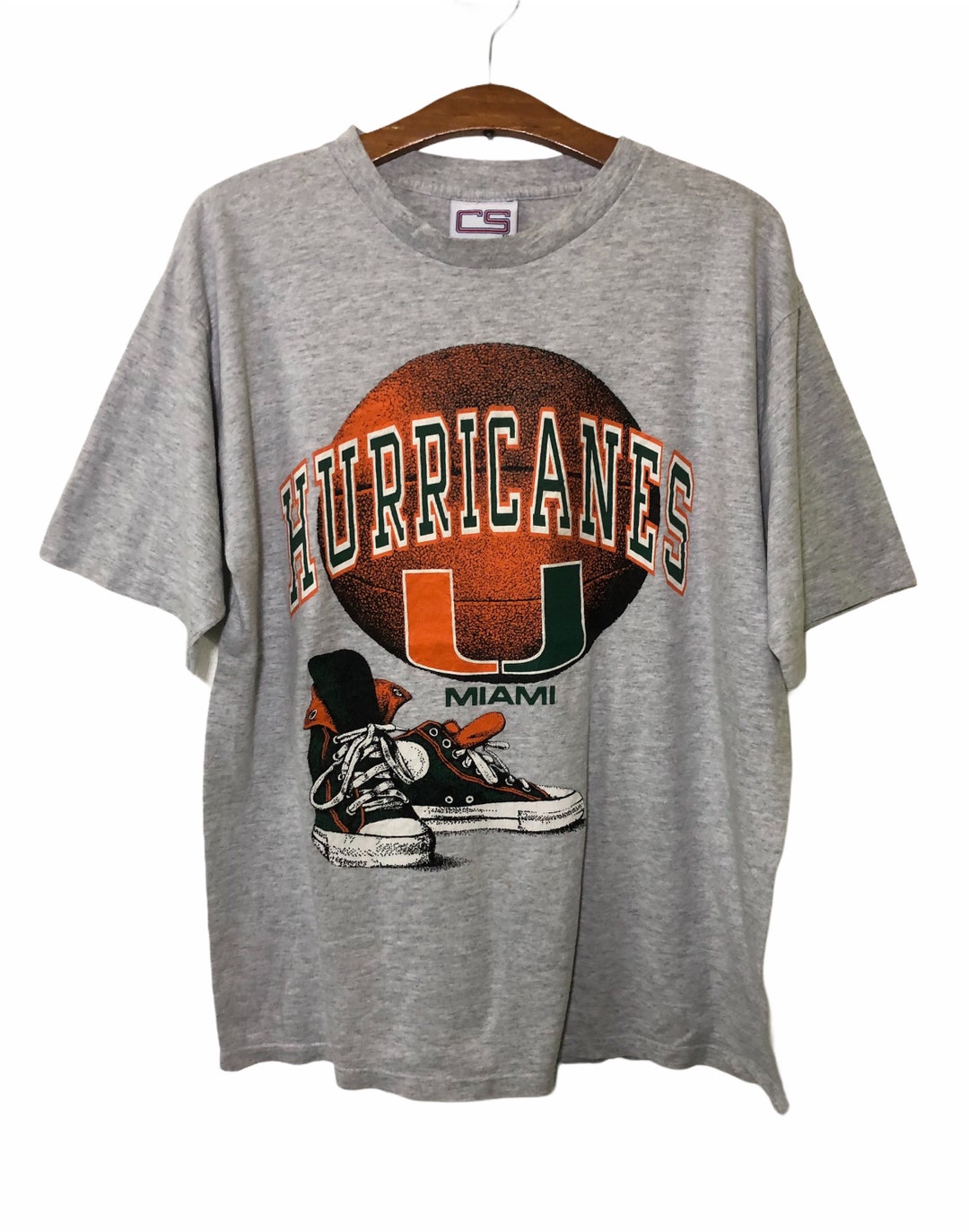 Vintage 90s Miami Hurricanes University Fútbol NFL Camiseta - Etsy España