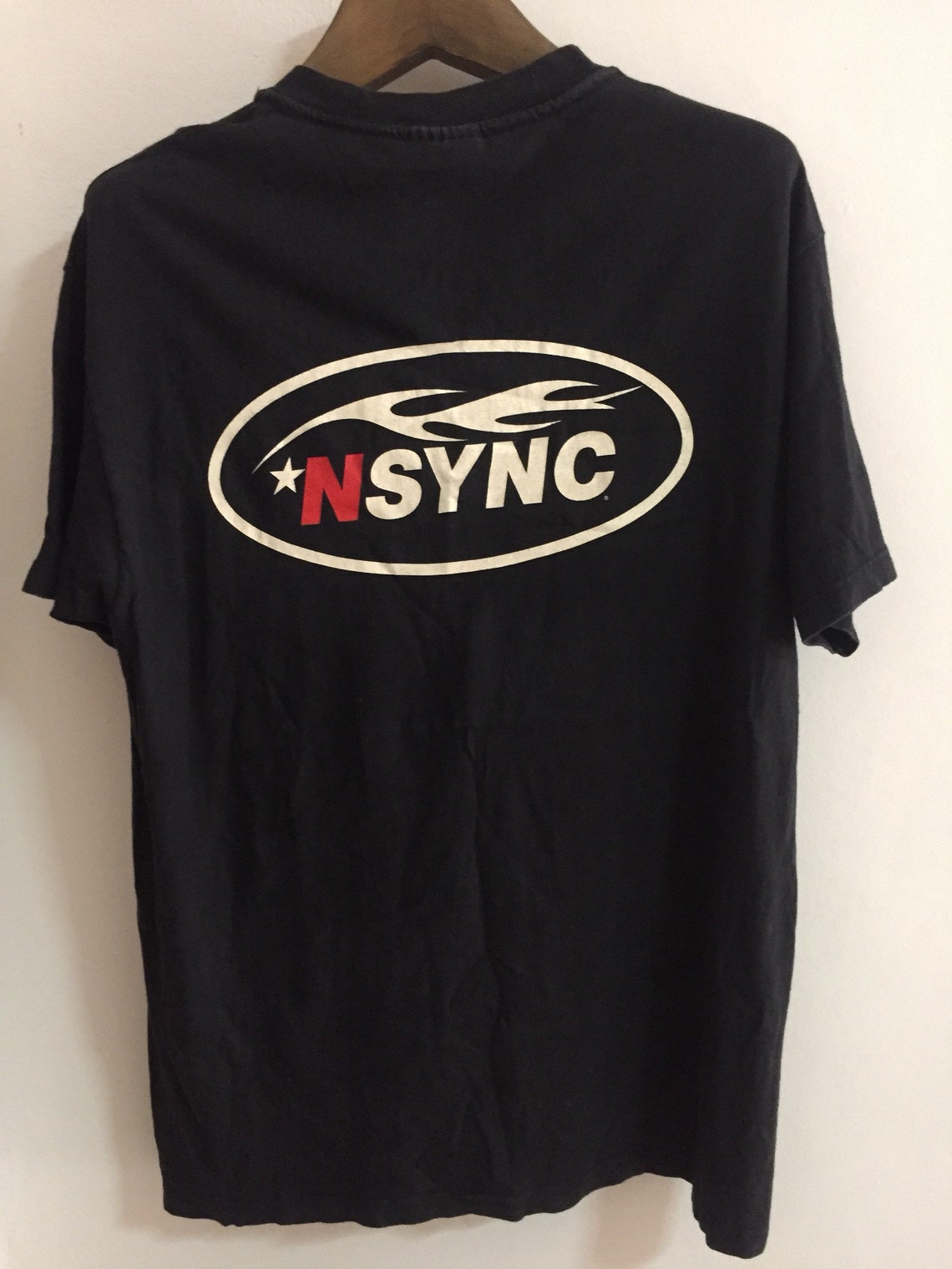 Vintage NSYNC Boyband Group N'sync Backstreet Boys T Shirt Large Size ...
