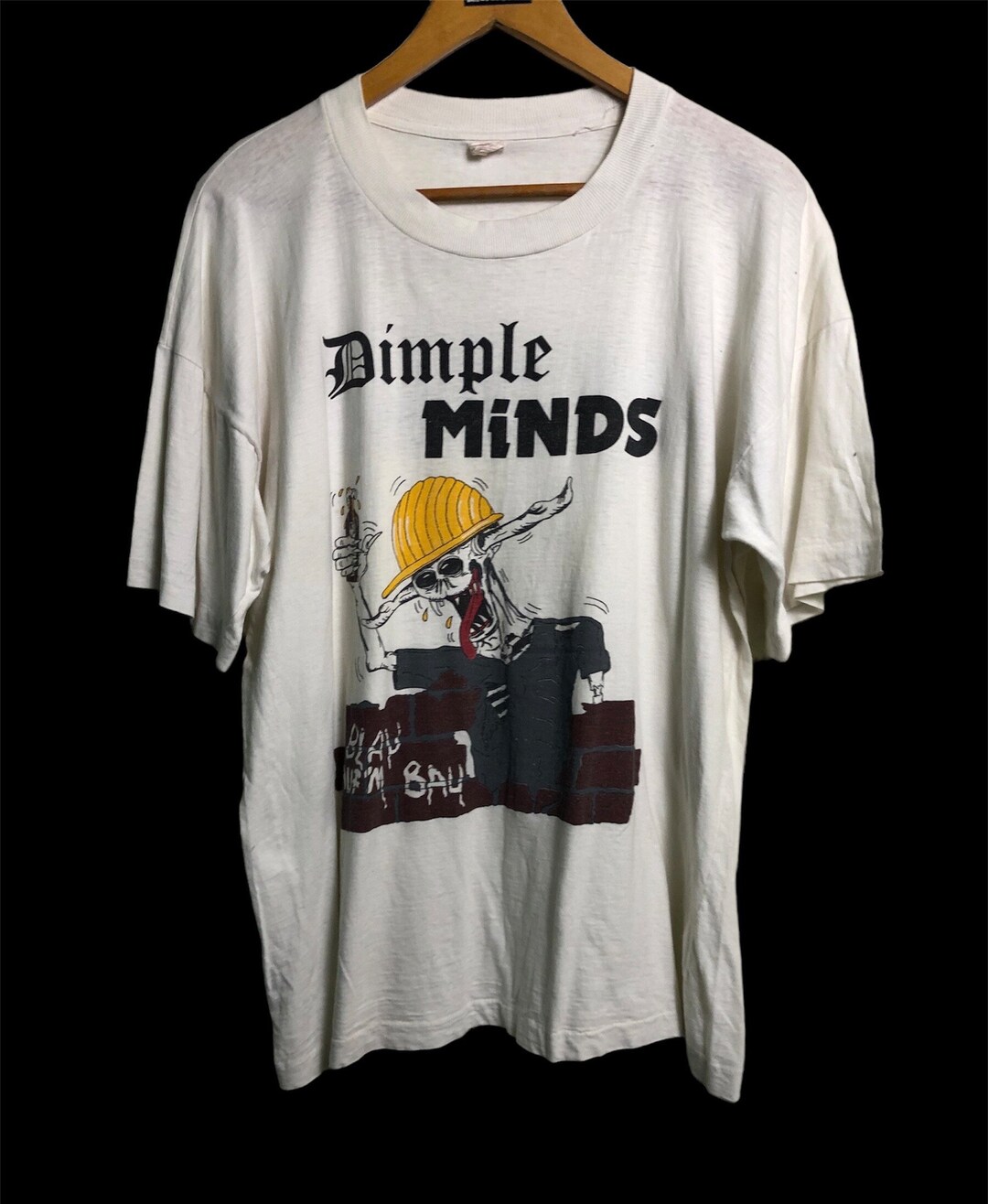 Vintage 90s Dimple Minds Fun Punk Metal Promo Concert Tour Album T ...
