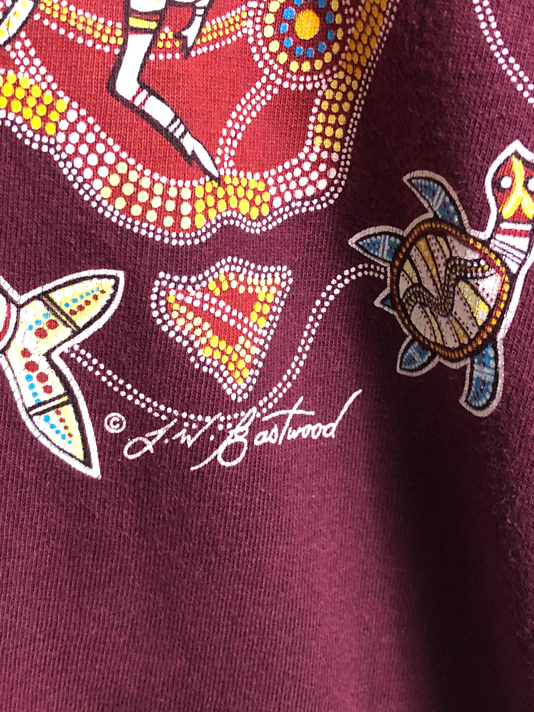 Vintage Balance of Nature Aboriginal Art Australia Danny Eastwood Pop ...