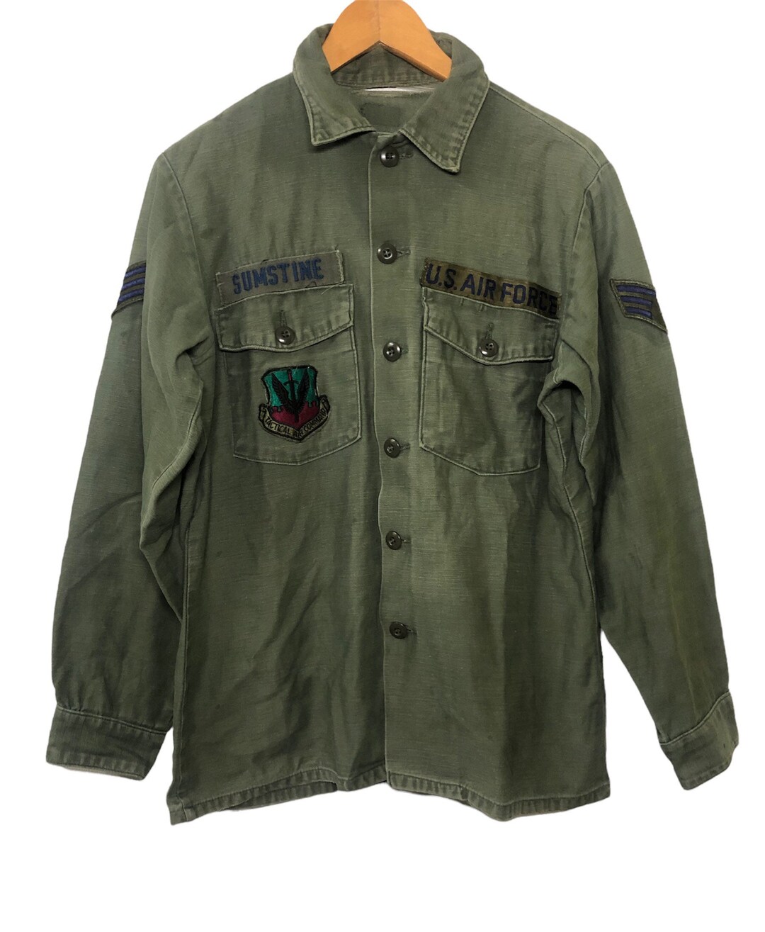 Vintage Utility OG 107 Us Army Sateen Shirt - Etsy