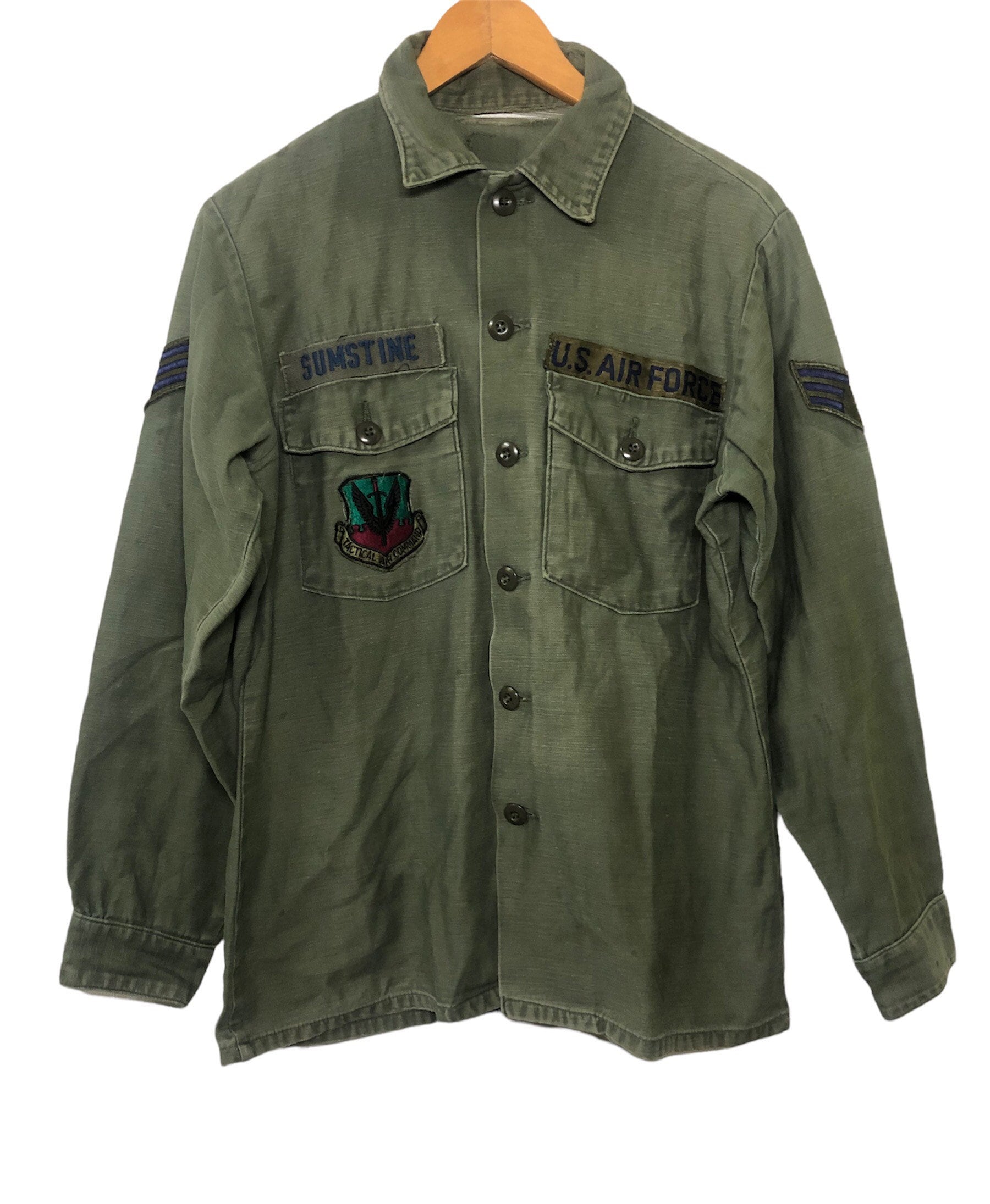 Vintage Utility OG 107 Us Army Sateen Shirt - Etsy