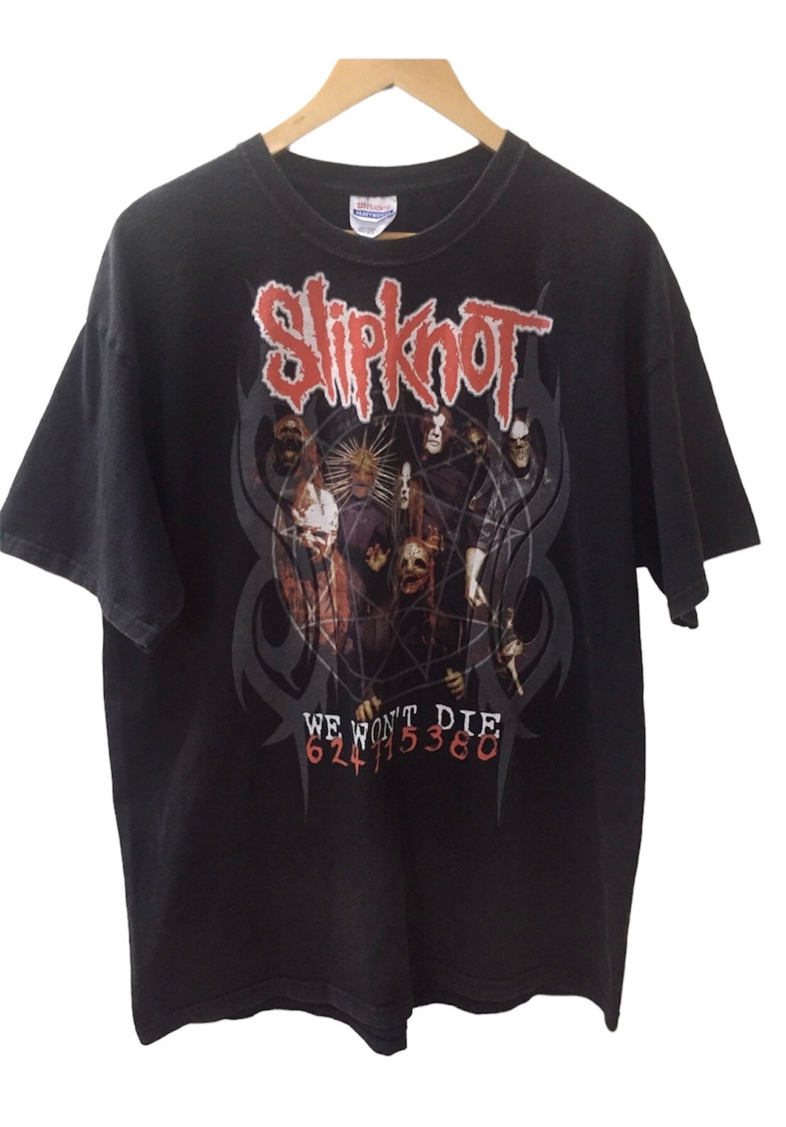 Vintage Slipknot We Won’t Die 624715380 Promo Tour Concert T Shirt XL ...