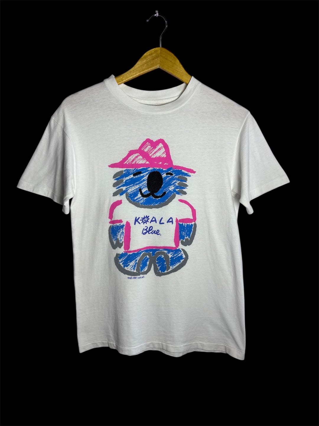 Vintage 90s Koala Blue Olivia Newton-john Australia T Shirt Small Size ...