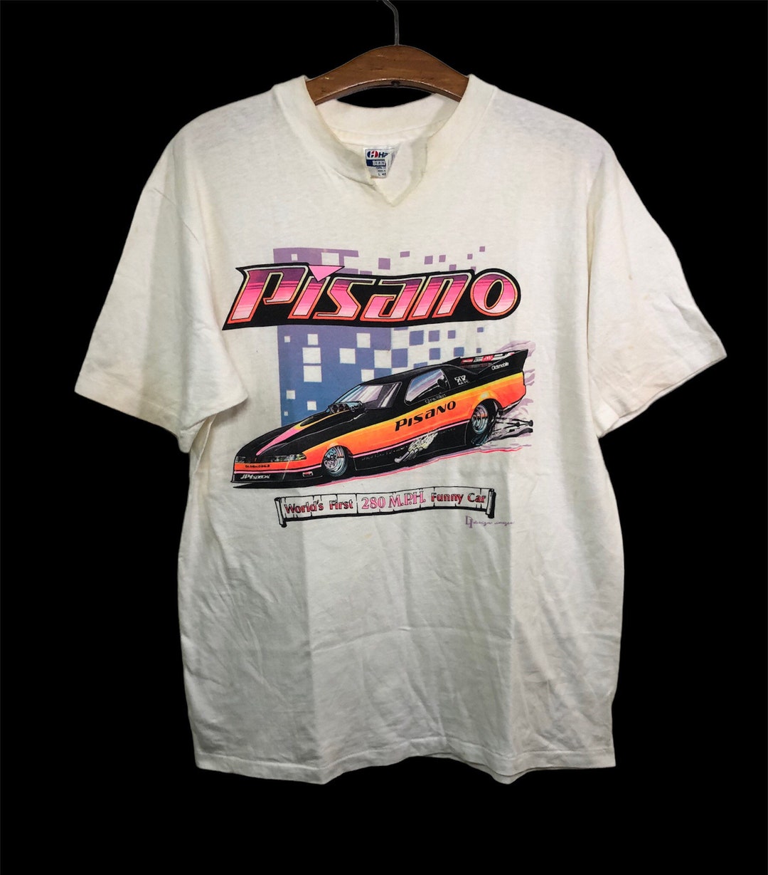 Vintage 90s Joe Pisano Drag Race T Shirt Large Size - Etsy