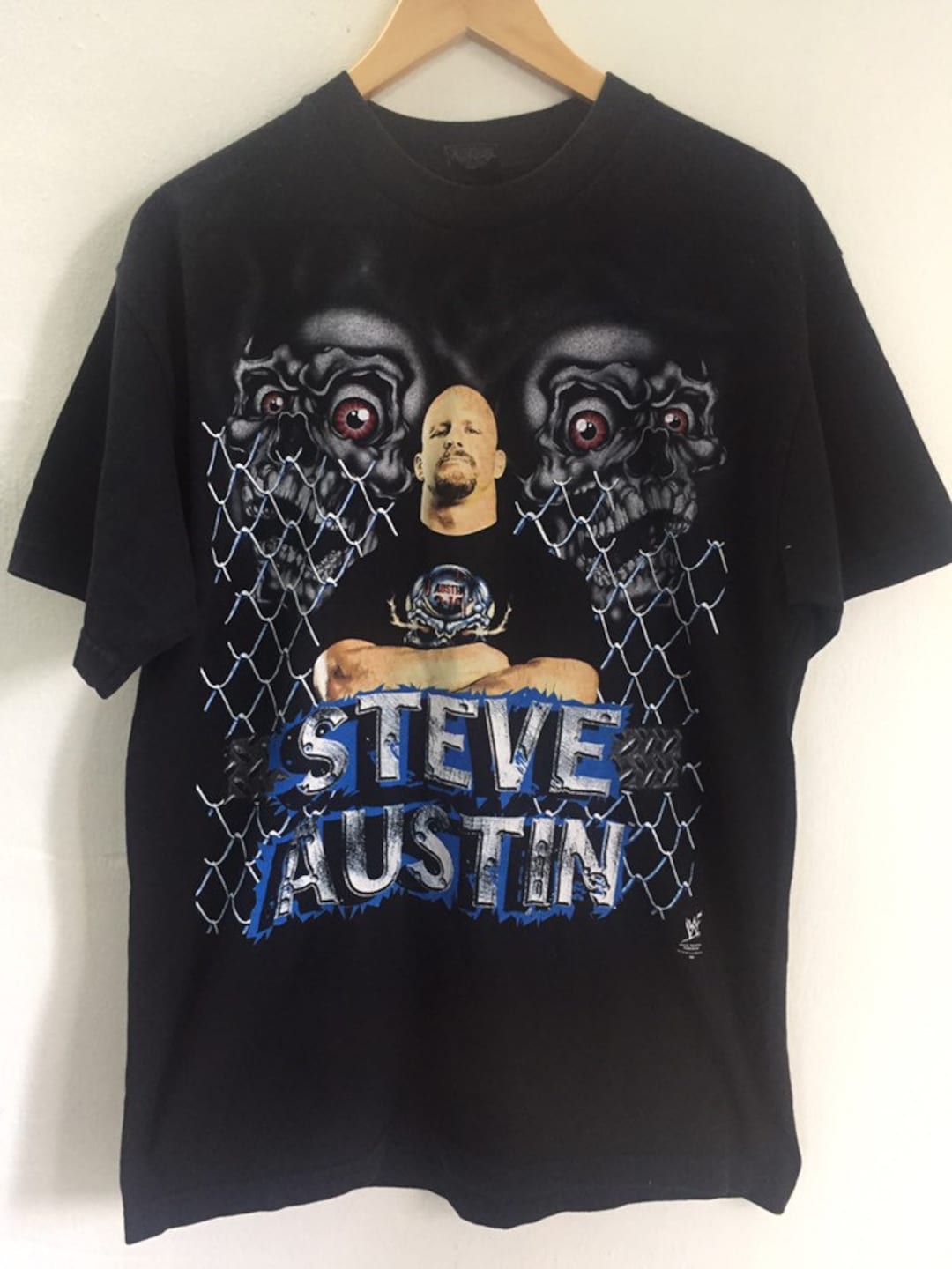 Vintage Stone Cold Steve Austin Profesional Hardcore Wrestler Wwe Wwf T ...