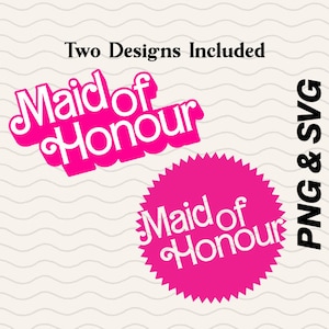 Bridal Wedding Bundle SVG and PNG 23 Designs Retro Barbi Inspired ...