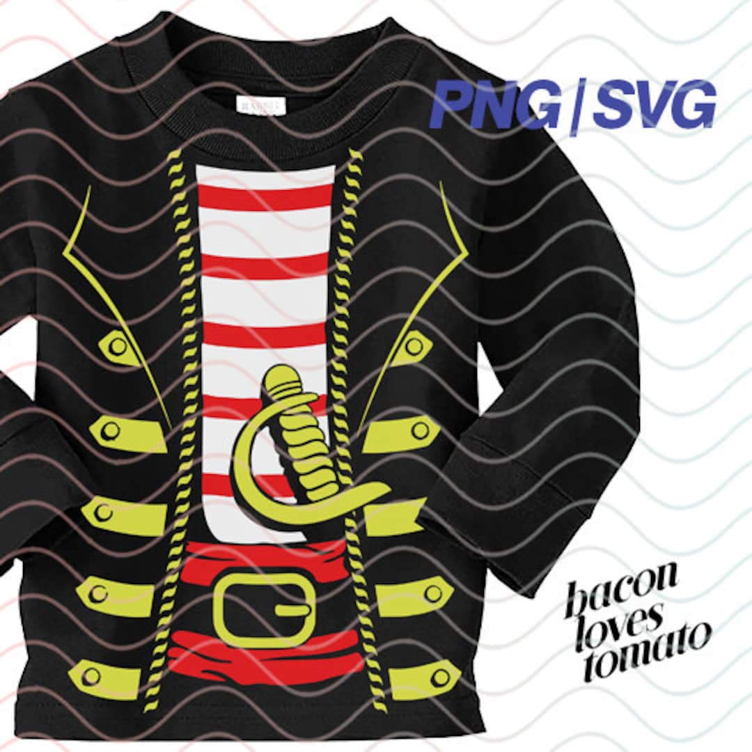 Pirate Shirt Svg, Pirate Costume SVG / Studio / PNG Files for Cutting ...